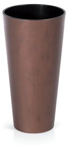 PROSPERPLAST Květináč - TUBUS SLIM CORTEN Průměr: 15 cm