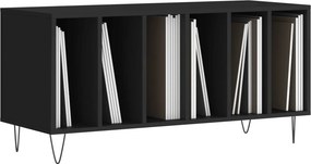 vidaXL Skříňka na LP desky 100x38x48 cm kompozitní dřevo [831754] Barva: Černá
