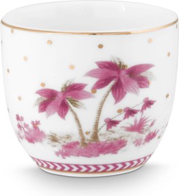 Pip Studio Jolie Dots Gold Kalíšek na vajíčko, růžový (porcelánová vajíčkovka)