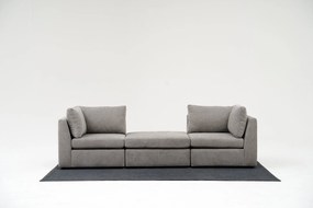 Hanah Home Rohová pohovka MOTTONA MINI světle šedá