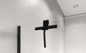 Polysan Polysan, Stěrka do sprchy, včetně uchycení na zástěnu, černá mat, 72825.21