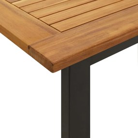 Zahradní stůl s nohami ve tvaru U 160x80x75 cm masivní akácie 319512