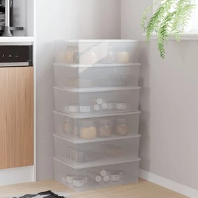 Plastové úložné boxy 6 ks 10 l stohovatelné 3189187