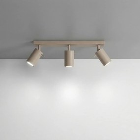 Sollux Lighting Stropní svítidlo RING 3 šedobéžové