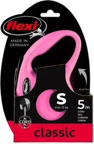 Flexi Black Design S lanko 5m černo-růžové / Vodítko