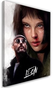 Gario Obraz na plátně Leon, Jean Reno a Natalie Portman - Dmitry Belov Rozměry: 40 x 60 cm