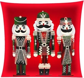 Vánoční dekorativní povlak na polštář 40x40cm Ruhhy 24728, červený