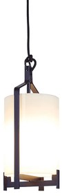 Svěšené designové svítidlo Fanal Barevná varianta: Černá / Bílá, Rozměr: ø160 mm x 335 mm