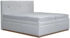 BLANÁŘ Čalouněná postel Dalia, s úložným prostorem, 180x200, bílá