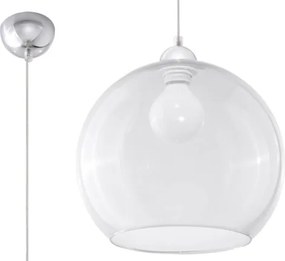 Lustr SOLLUX Ball E27 1x60W bez zdroje SL.0248 průhledné sklo