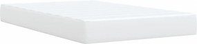 Box spring postel s matrací bílá 120x190 cm umělá kůže 3285202