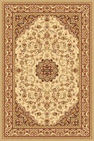 Klasický vlněný koberec Agnella Isfahan Damo Krémový Rozměr: 200x300 cm