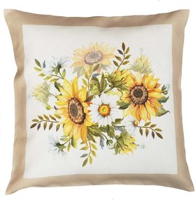 Povlak na polštář slunečnice 40 × 40 cm