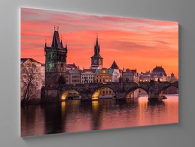 Liox Obraz Vltava v Praze Rozměr: 100 x 65 cm