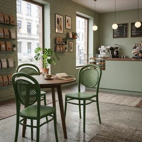 Plastová židle PLUTO olive green