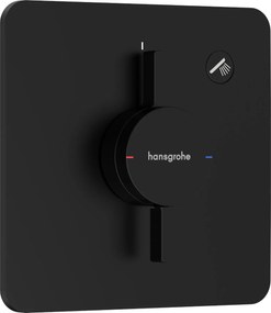 Hansgrohe DuoTurn Q, baterie pod omítku pro 1 spotřebič, černá matná, HAN-75614670