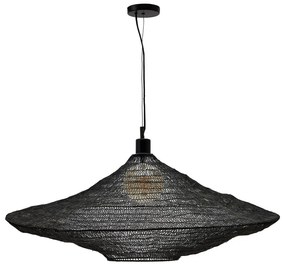 Černé závěsné svítidlo ø 87 cm Makai – Kave Home