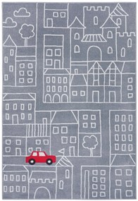 Hanse Home Collection koberce Dětský koberec New Adventures 105402 Grey - 80x150 cm