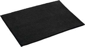 BISK Erga Basic, koupelnová předložka 80x50 cm, model 6 Chenille Rolled, černá, ERG-08686