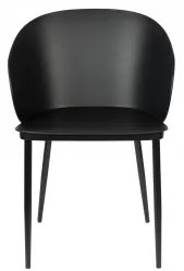 Jídelní židle GIGI WLL,plast černý White Label Living 1100425
