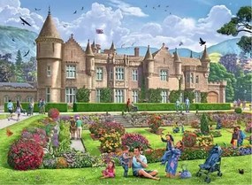 Ravensburger Puzzle Královské rezidence, Velká Británie / 4x500 dílků