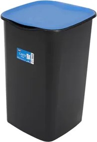 Belli e Forti odpadkový koš RECYCLING černý, modré víko / Odpadkový ko