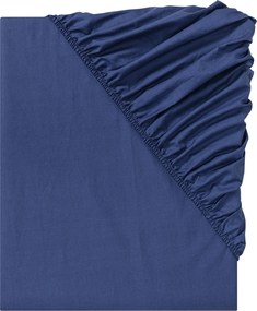 Livarno home Perkálové napínací prostěradlo, 90-100 x 200 cm (90-100 x 200 cm, navy modrá)