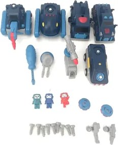 Magnetická stavebnice Dinosaurus 5v1 / Stavebnice / 40 dílků / Plast /