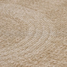 Ayyildiz, Kusový koberec Comilla 886 Beige kruh, 80x80 (průměr) kruh, béžová, chodba / předsíň