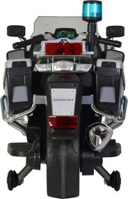 Ramiz Dětská elektrická policejní motorka BMW R1200RT + pomocná kolečka + zvuky + LED + EVA + pomalý start