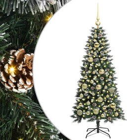 Umělý vánoční stromeček Zelená 120 cm PVC, plast a ocel 3395800
