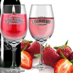 Candleberry - vonná svíčka Grapes & Grains Strawberry (Jahoda) 269g