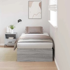 Rám postele s úložným prostorem Šedá Sonoma 80 x 200 cm 3335338