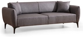Hanah Home Třímístná pohovka BELISSIMO šedá 220 cm 560ARE1359