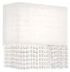 Designové nástěnné svítidlo Glamour bílé