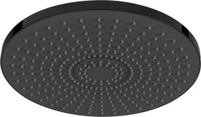 Aqualine - Hlavová sprcha, průměr 30 cm, matná černá SC124B