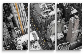 Sablio Obraz - 3-dílný Pohled z mrakodrapu - 120x80 cm