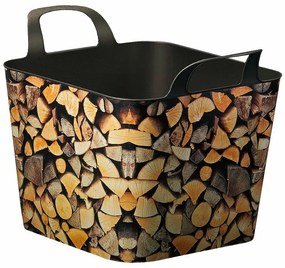 Univerzální flexi koš Wood, 30 l