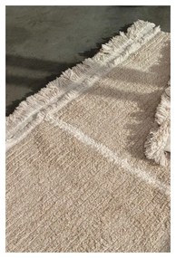 Béžový bavlněný běhoun 80x230 cm Duetto Sage – Lorena Canals