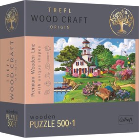 Puzzle trefl wood craft origin puzzle letní útočiště 501 dílků