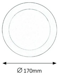Rabalux 5585 - LED Koupelnové podhledové svítidlo LOIS LED/12W/230V 4000K IP44