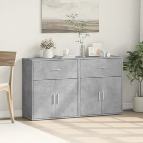 Příborníky 2 Ks Betonově Šedé 60 X 31 X 70 Cm Kompozitní Dřevo