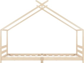 vidaXL Rám dětské postele masivní borové dřevo 90 x 200 cm [289609] Barva: Šedá