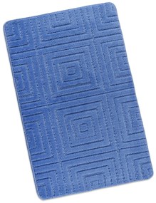 Brotex Koupelnová předložka 60x100cm Sv. modré čtverce