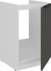 ARIA po | dolní skříňka 50 ZL 1F dřezová | 50 cm | ANTI FINGERPRINT povrch | bílá/šedá grafit