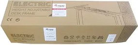 Equip elektrický sedací-stojací stolní rám šedá / Stolní rám / 2 motor