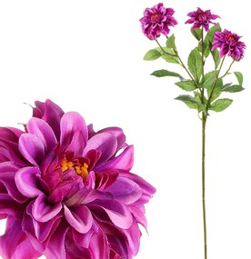 Jiřinka, barva purpurová. Květina umělá KT7036