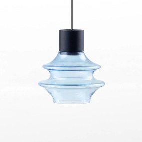 Bover Drop S/01L LED závěsné světlo ze skla, modrá