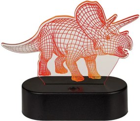 Dětská lampička 3D TRICERATOPS