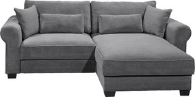 XXXLutz ROHOVÁ SEDAČKA, textil, antracitová MID.YOU - Sedací soupravy - 002220051702